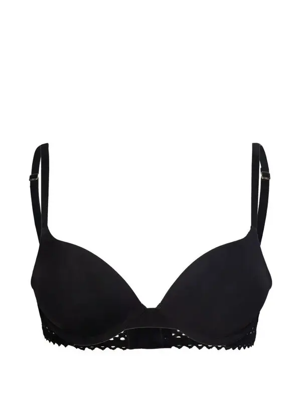 Wolford Romantic Net Lace-trimmed Push-up Bra