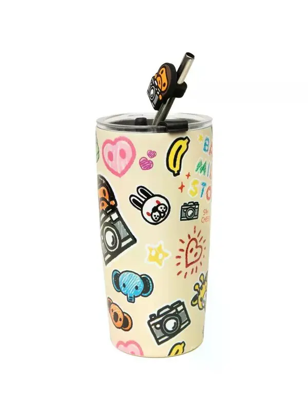 A BATHING APE Baby Milo Printed Tumbler