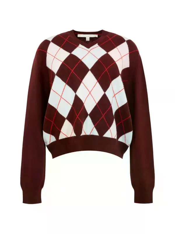 RÙADH Academy Argyle-knit Sweater