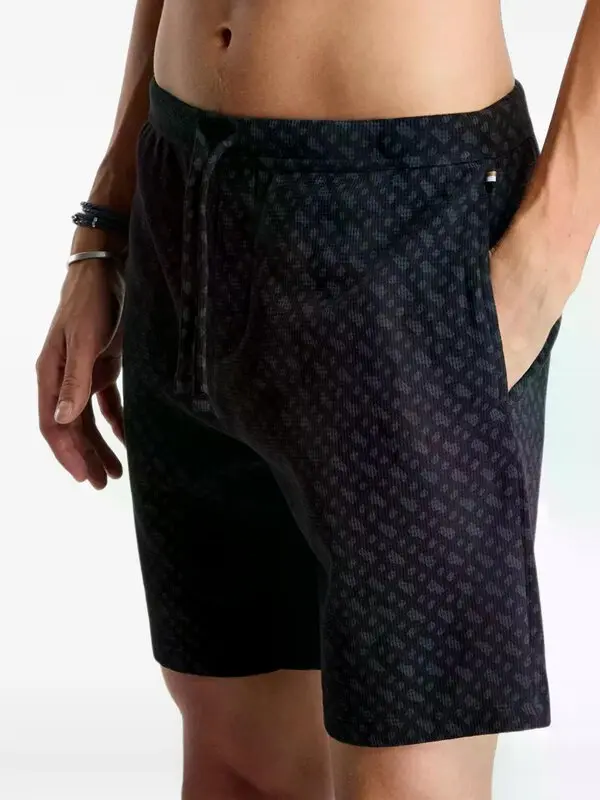 Hugo Cotton-blend Pajama Bottoms With Graphic-print