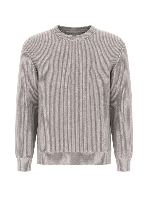 Paul & Shark Ribbed-knit Crew-neck Sweater By