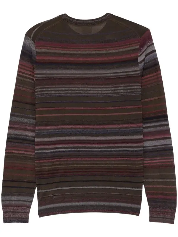 Paul Smith Striped Merino Wool Sweater