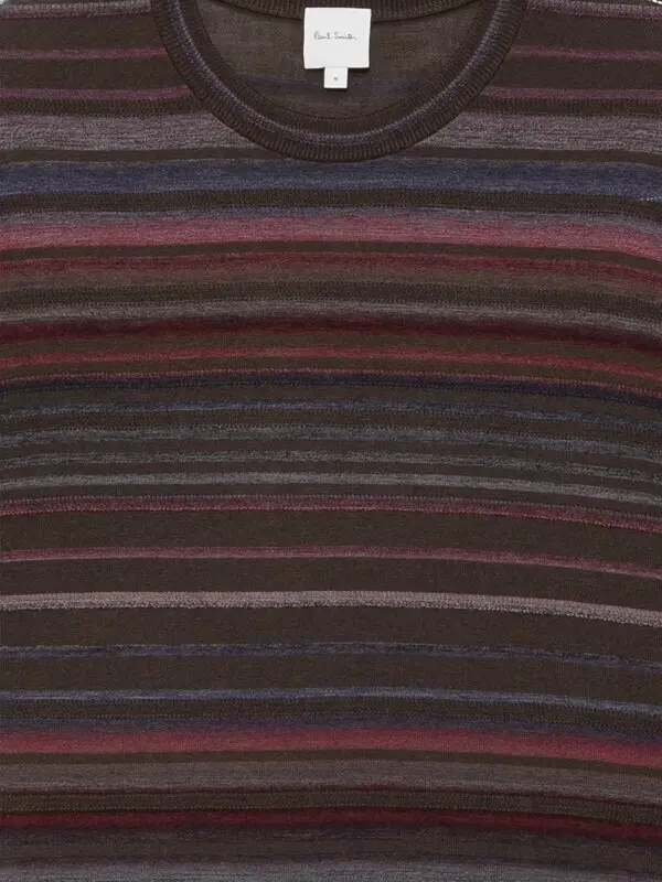 Paul Smith Striped Merino Wool Sweater