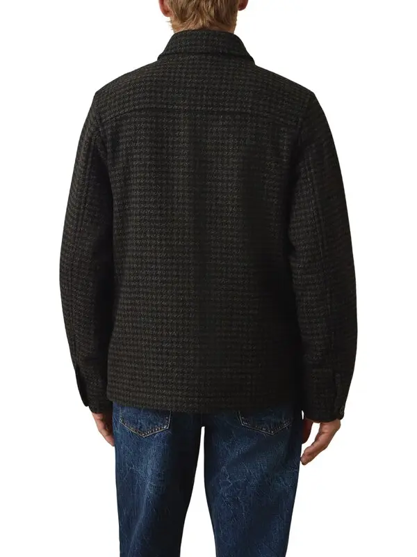 Paul Smith Dogtooth Wool-blend Chore Jacket