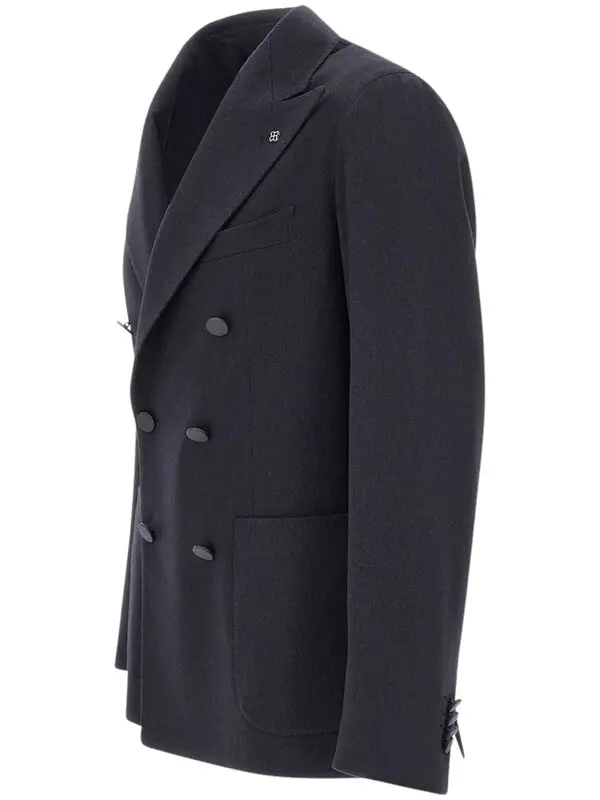 Tagliatore V-neck Double Breasted Jacket