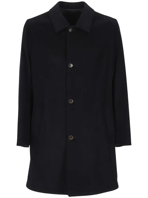 ONTHEBUND Single-breasted Wool-blend Coat