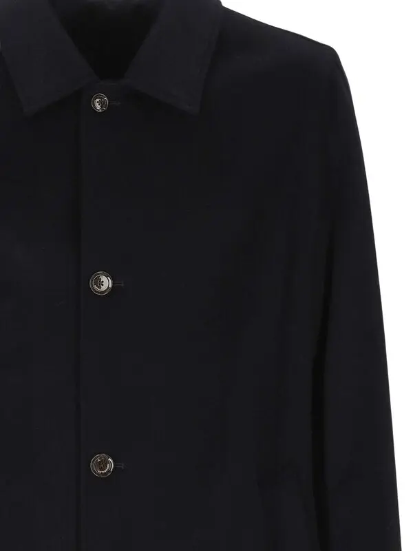 ONTHEBUND Single-breasted Wool-blend Coat