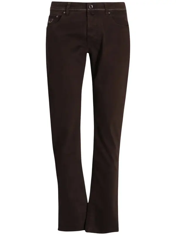 JACOB COHЁN Bard Cotton Trousers By