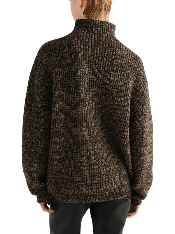 LEMAIRE High-neck Sweater In Yak Alpaca