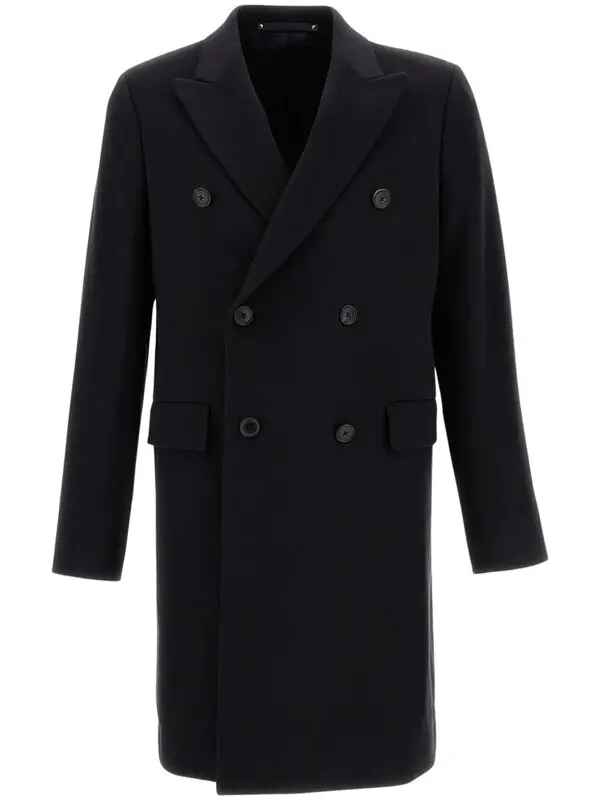 Paul Smith Double-breasted Overcoat