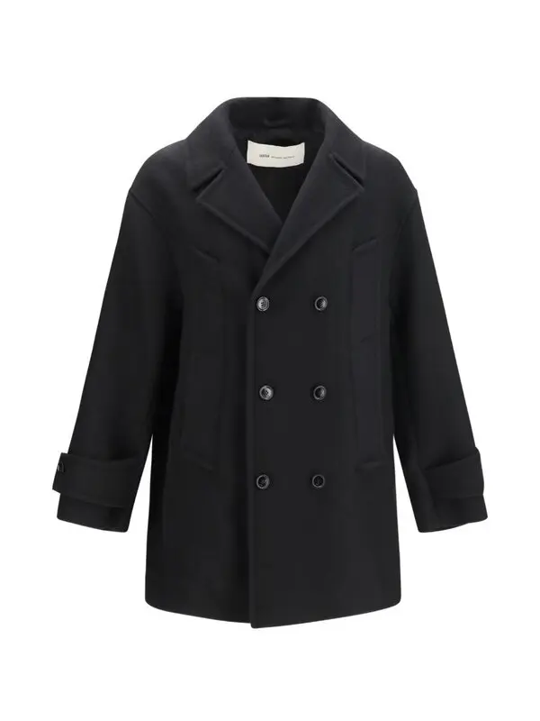 AMI Paris Wool Double-breasted Coat