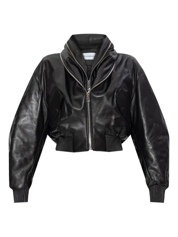Givenchy Leather Bomber Jacket