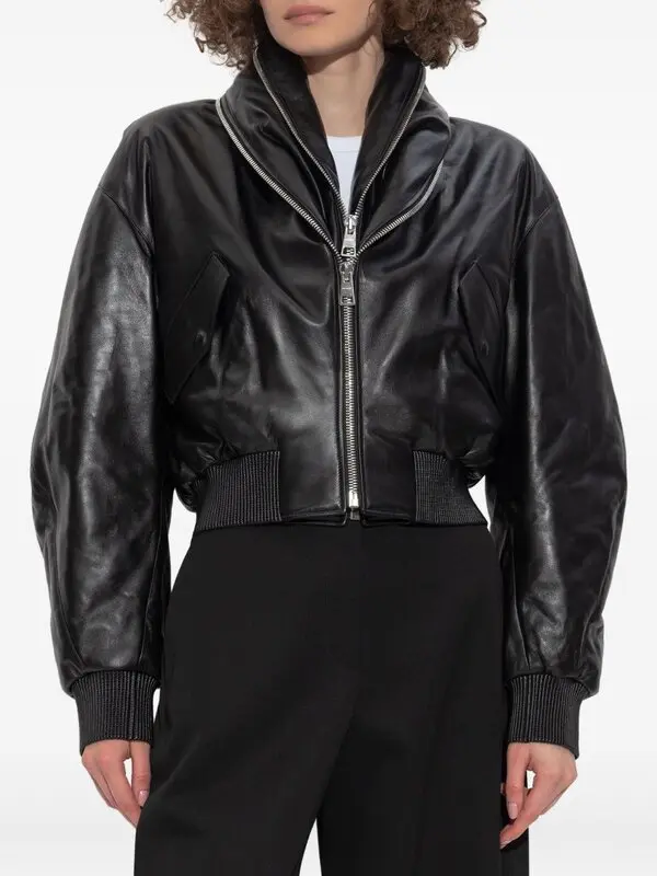 Givenchy Leather Bomber Jacket