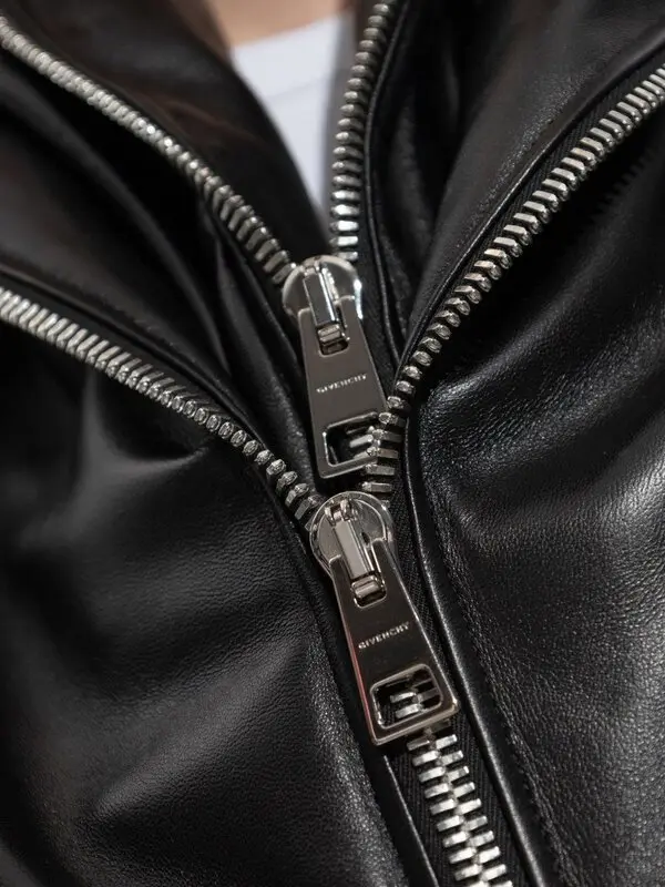 Givenchy Leather Bomber Jacket