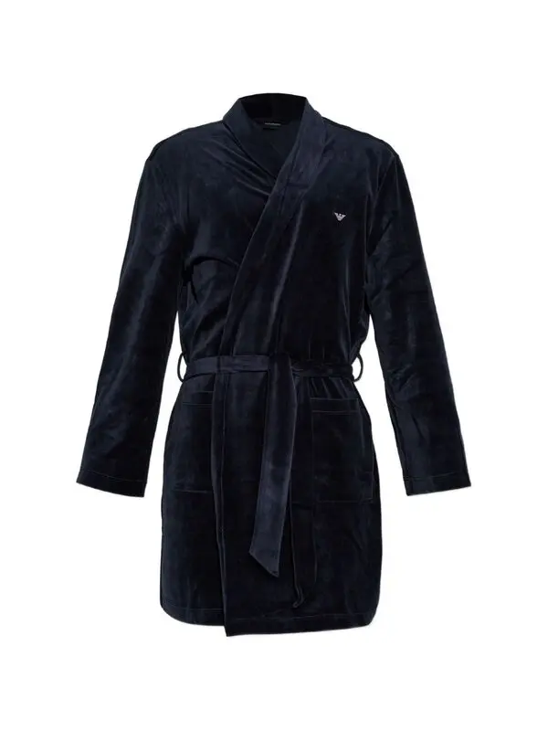 Emporio Armani Bath Robe - Blue