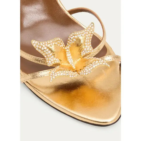 GIUSEPPE ZANOTTI Clandestino 95mm Crystal-embellished Leather Sandals