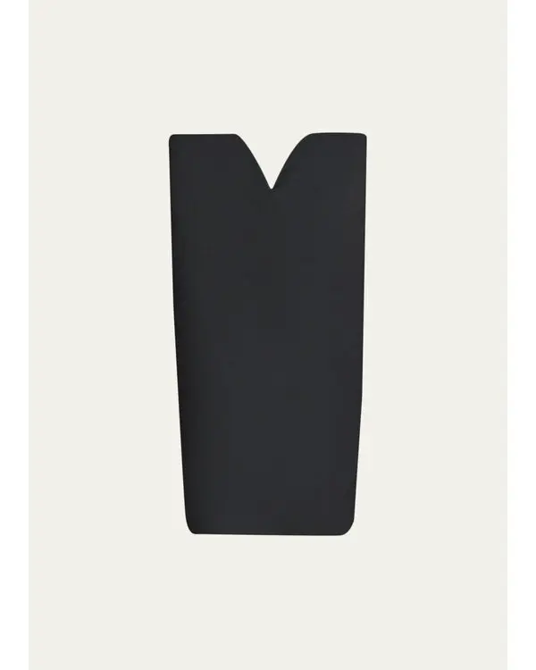Balenciaga Vareuse Structured Sleeveless Mini Dress - Black