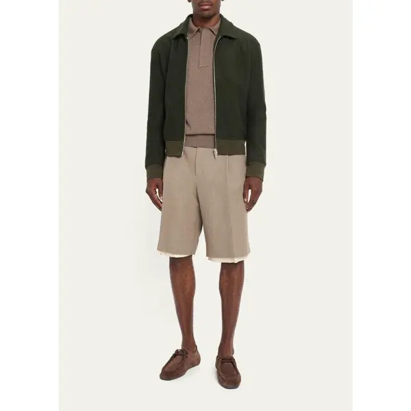 JIL SANDER Suede Moccasin Shoes