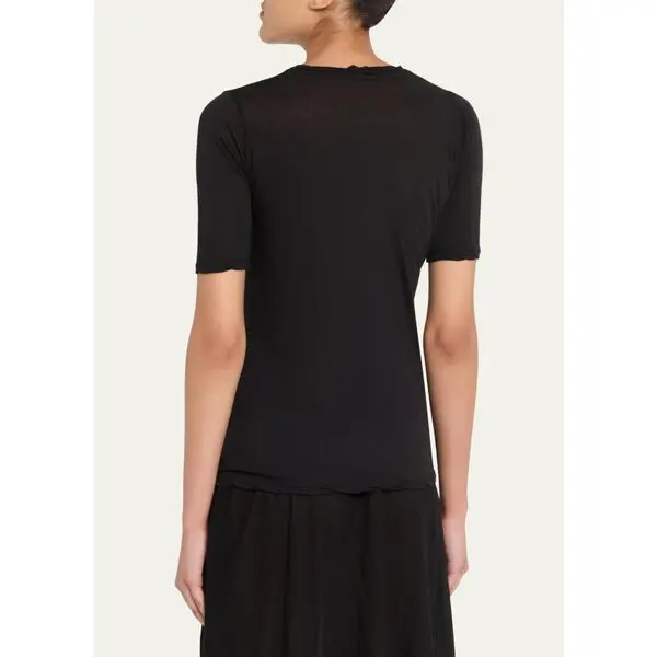 All Three Victoria Three-quarter Sleeve Cotton Top