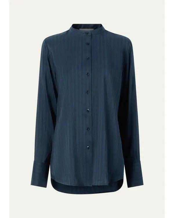 Attersee The Everyday Striped Linen Button-down Shirt