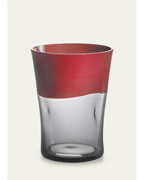 NASONMORETTI Dandy Water Glass, 19.8 Oz - Red