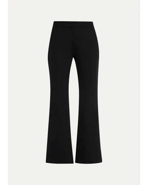 Lafayette 148 New York Gates Cropped Flare-leg Pants