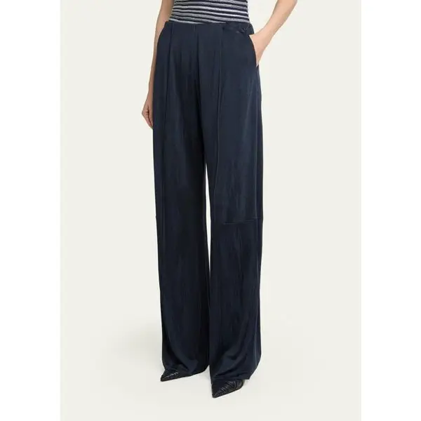 Giorgio Armani Jacquard Jersey Straight-leg Trousers