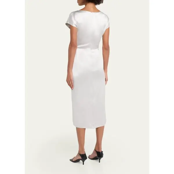 Giorgio Armani Satin Midi Dress