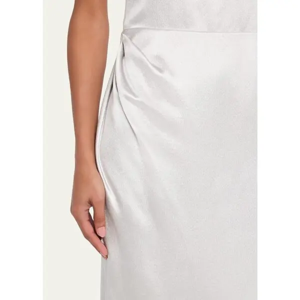 Giorgio Armani Satin Midi Dress