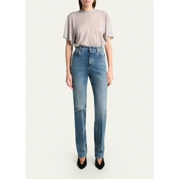 Balenciaga High-rise Slim-leg Jeans