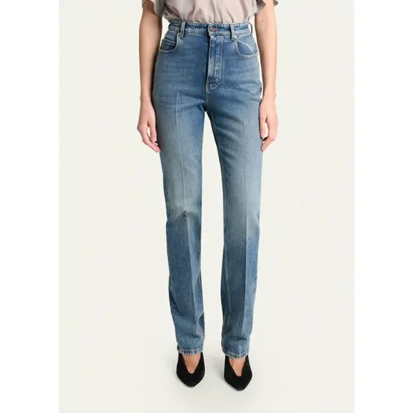 Balenciaga High-rise Slim-leg Jeans