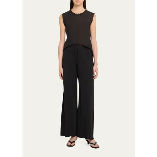 All Three Iris Gauze Tank Top - Black