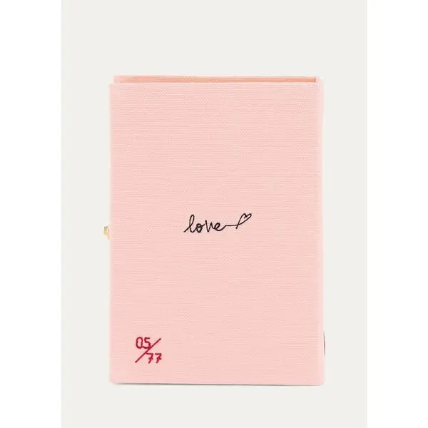 OLYMPIA LE-TAN Voyages Rome City Book Clutch Bag - Ballet
