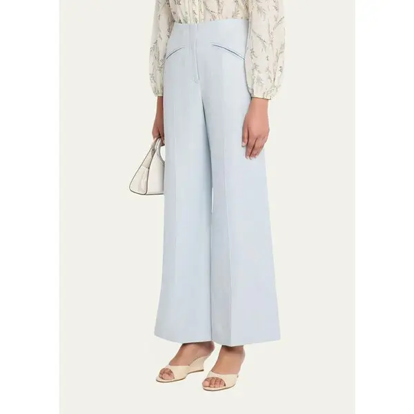 Veronica Beard Cassidee Wide-leg Pants
