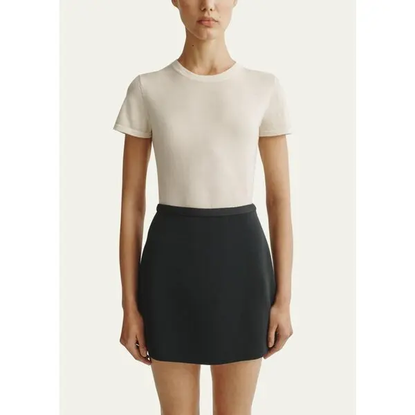 Attersee Cashmere-silk Short-sleeve Tee