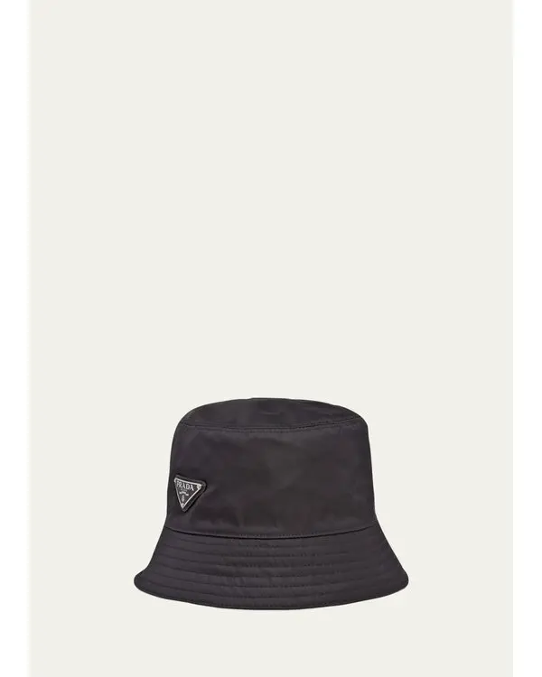 Prada Nylon Bucket Hat - Nero
