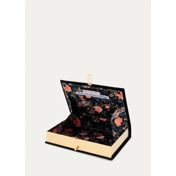 OLYMPIA LE-TAN Museum Edvard Munch Book Clutch Bag - Black