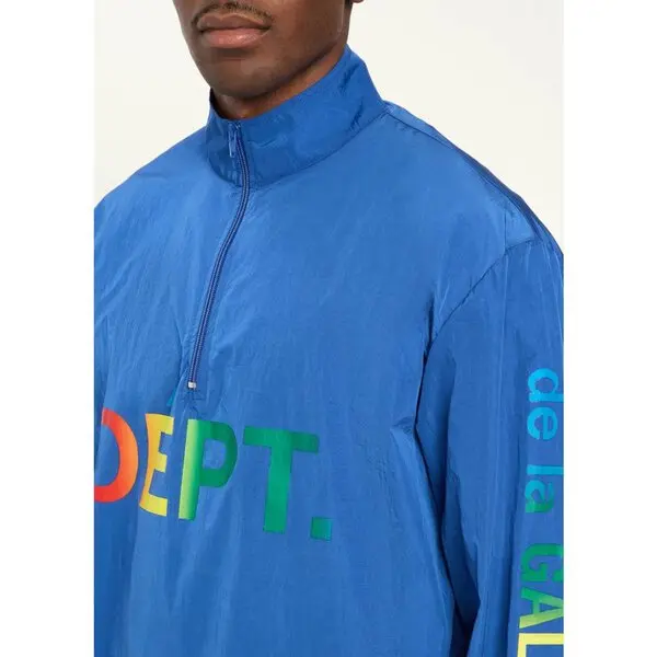 GALLERY DEPT. Nylon Multicolor Logo Quarter-zip Jacket