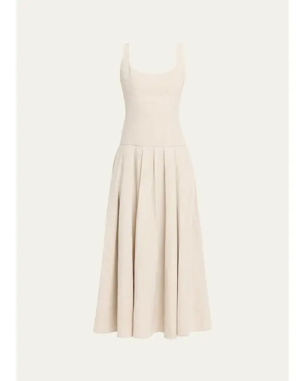 Anna Quan Marcelle Drop-waist Maxi Dress