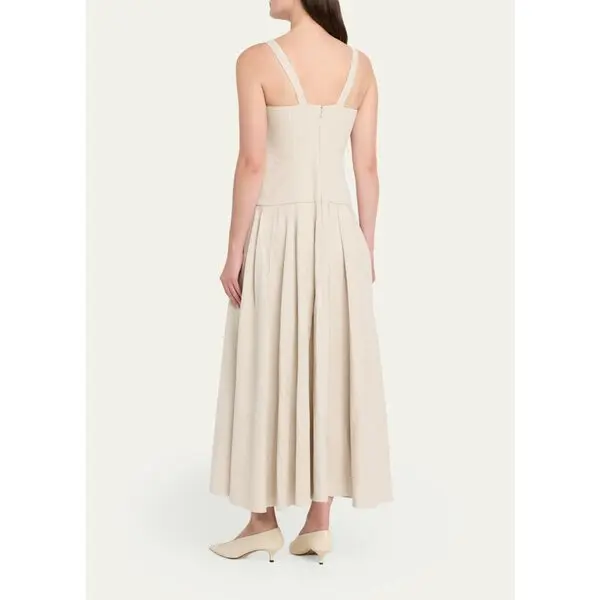 Anna Quan Marcelle Drop-waist Maxi Dress