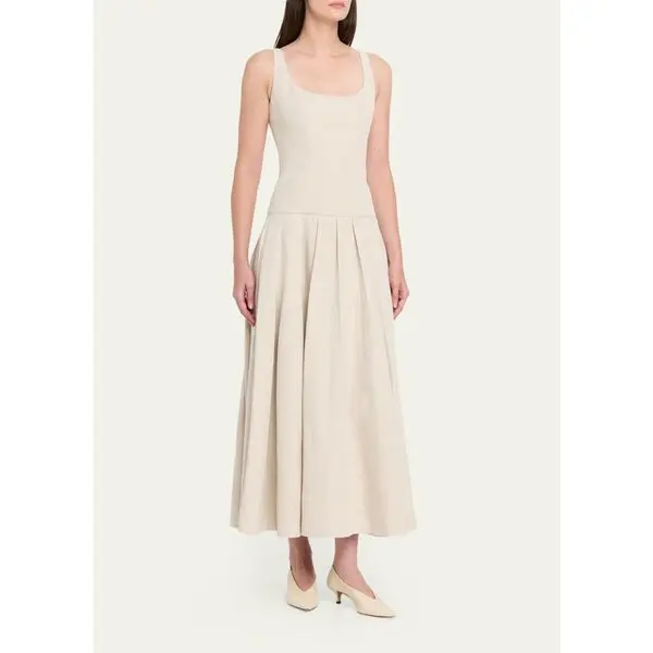 Anna Quan Marcelle Drop-waist Maxi Dress