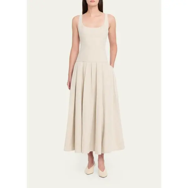 Anna Quan Marcelle Drop-waist Maxi Dress