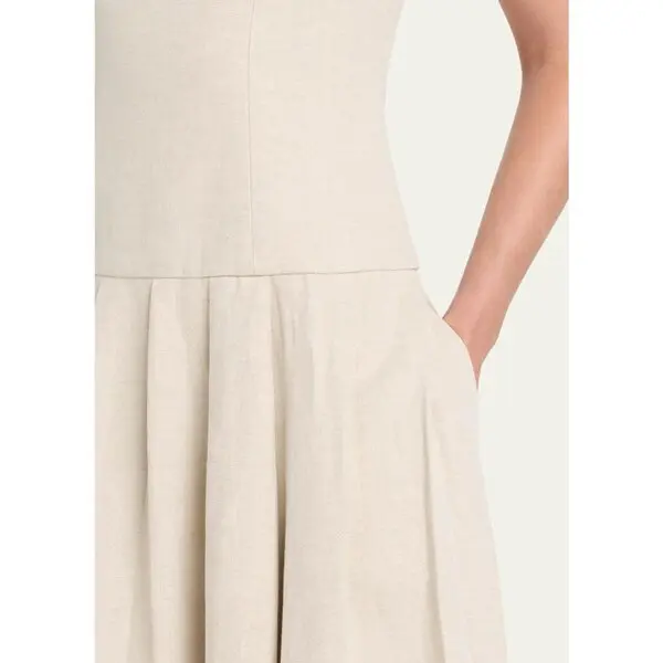 Anna Quan Marcelle Drop-waist Maxi Dress