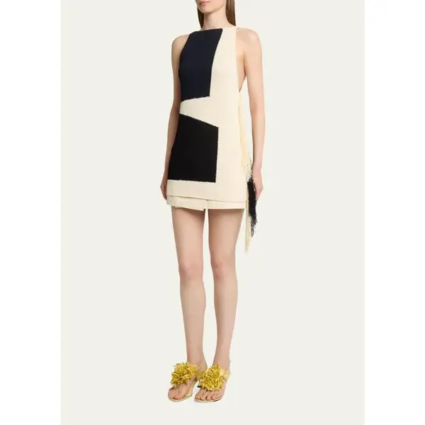 Proenza Schouler Saskia Color-block Textured Knit Top