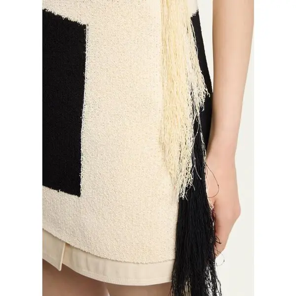 Proenza Schouler Saskia Color-block Textured Knit Top