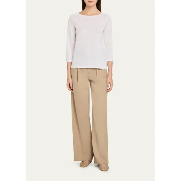 Majestic Filatures 3/4-sleeve Organic Cotton Shirt