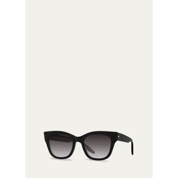 Barton Perreira Gibson 50mm Acetate Cat-eye Sunglasses - Black