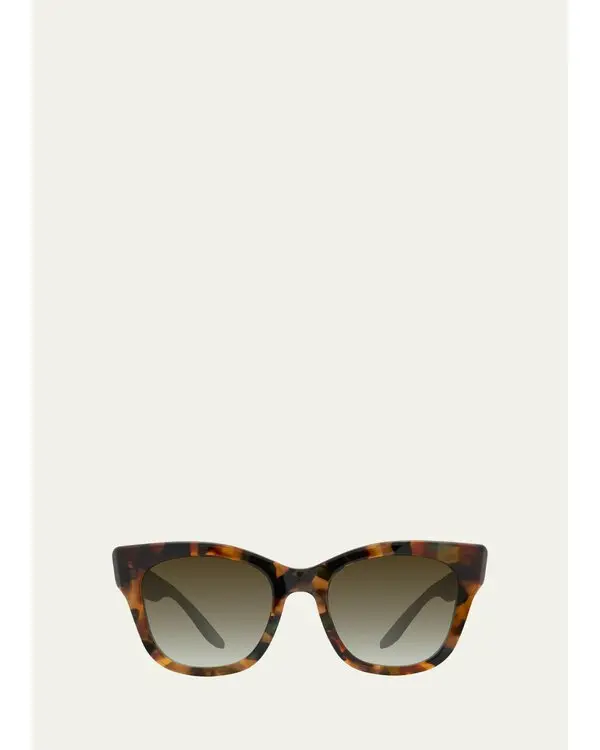 Barton Perreira Gibson 50mm Acetate Cat-eye Sunglasses - Umber/jade
