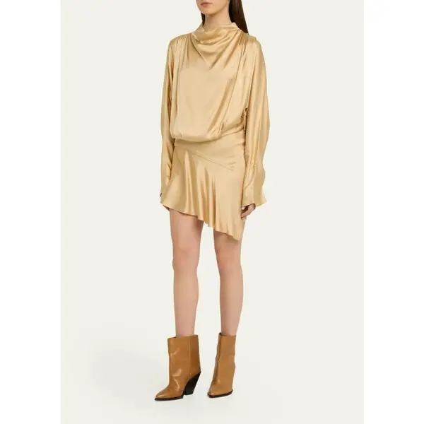 Isabel Marant Étoile Neline Asymmetric Mini Dress