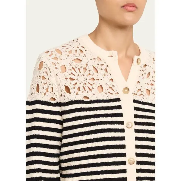 FRAME The Coastal Stripe Cardigan